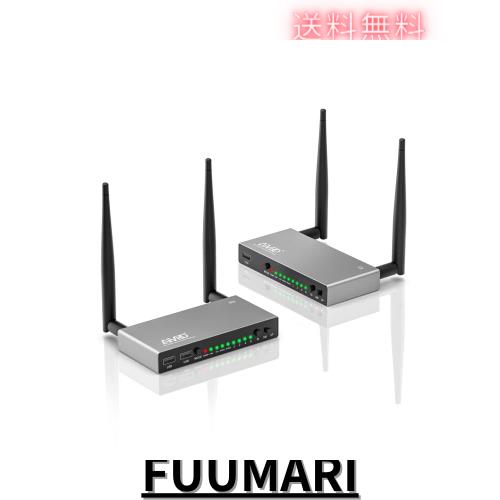 AIMIBO ワイヤレス hdmi 無線 送受信機セット【受信機増設対応】【KVM/IRリモコン対応】HDMI ワイヤレス エクステンダー DVD/HDTV/PCなど
