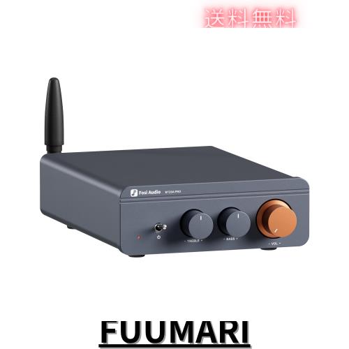 Fosi Audio BT20A Pro 300W x2 TPA3255 Bluetooth 5.0 パワーアンプ 小型 ホーム オーディオ ステレオ 2チャンネル アンプ レシーバー ミ