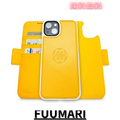 Dreem フィボナッチ（Fibonacci）2イン1 財布型ケース Apple iPhone 14 ＆ iPhone 16e用 - 高級ヴィーガンレザー製 マグネット着脱式 耐衝