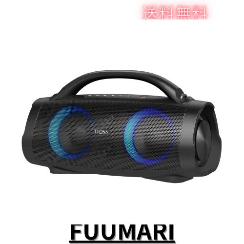 DOSS Extreme Boom Pro Bluetoothスピーカー ワイヤレス 100W 大音量 20時間再生 IPX6防水 ポータブル ブルートゥース 低音強化 パッシブ