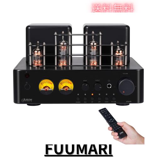 Juson Audio JTA50 真空管ぞうふくき チューブアンプエントリーレベルの高忠実度増幅器、BT 5.0、リモコン、AUX、COAX、蓄音機、USB入力