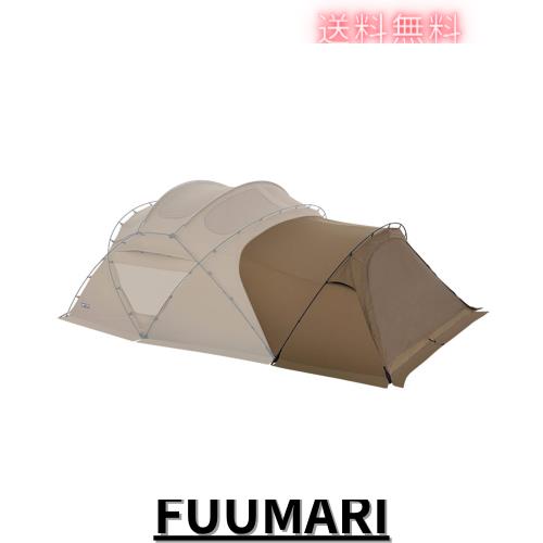 3F UL GEAR JIACHONG16-2.0 トンネルテント 16？ 防水4000＋ 通気 大型 2m高さ 70Dナイロン 日除け 六つ天窓 6〜10人用 煙突穴付き メッ