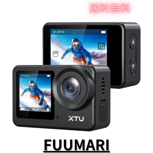 XTU S6 アクションカメラ 4K 20MP アクションカム 【Ambarella H22 CPU＆SONY IMX386 センサー】SuperSmooth手ぶれ補正4.0 スポーツカメラ