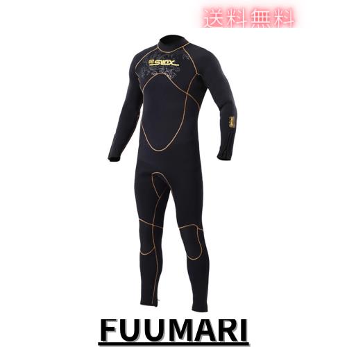 ウエットスーツ メンズ 5mm ネオプレン素材 フルスーツ 裏起毛素材 手首 足首 ファスナー付ける フィッシング ワンピース バックジップ仕