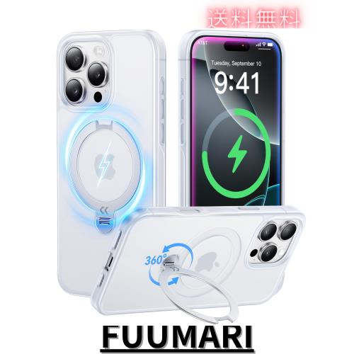 【2025最高傑作＆定点360度回転】CASEKOO iPhone 16 Pro Max 用 ケース 米軍MIL規格 耐衝撃 MagSafe対応 高耐久性【横縦両立・角度自由調