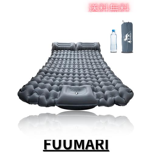 エアーマット キャンプ マット 足踏み式 ダブルサイズ CellBeat【2025新型・10cm極厚・耐荷重300kg】R値4.0 二人用/耐穿刺/抗菌防水 人間