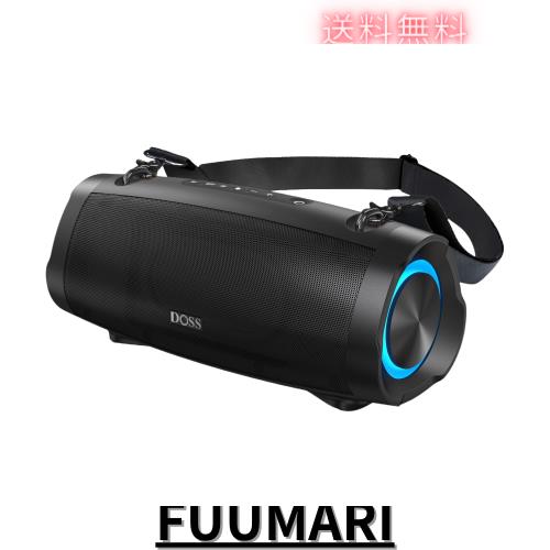 DOSS Extreme Boom Pro D100 Bluetoothスピーカー 70W 大音量 ワイヤレス ポータブル ブルートゥース スピーカー IPX6防水 24時間再生 低