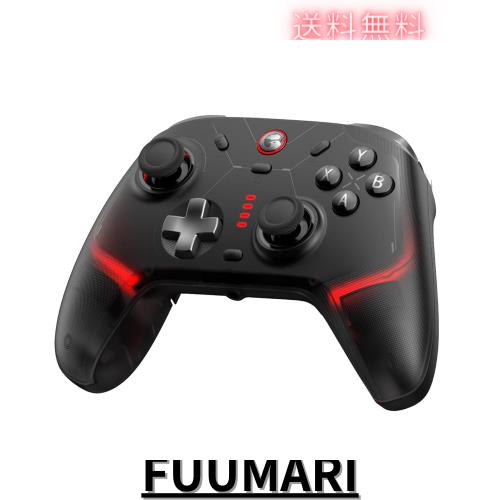 GameSir Cyclone 2 マルチプラットフォームワイヤレスコントローラー、TMR電磁ジョイスティック＆ホール効果スイッチトリガー、Switch/PC