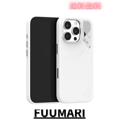 Aulumu A16 for iPhone 16 Pro ケース ヴィーガンレザーケース 全カバーへアップグレード Magsafe対応 マグネット内蔵 全面保護 ワイヤレ