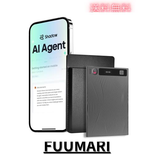 Mobvoi TicNote AIボイスレコーダー 64GBメモリ メモレコーダー ケース付き アプリコントロール 100以上の言語対応 AI Shadowで書き起こ