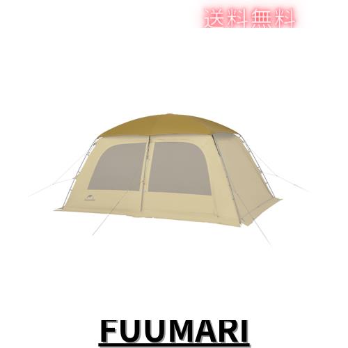 Naturehike公式ショップ Dune7.6/10.9 ドームテント ツールーム 自立式 二重層 設営簡単 高さ180/200cm UVカット UPF50+ 防水防風 耐水圧