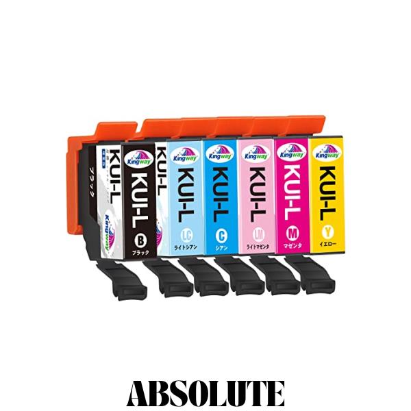 KUI-6CL-L エプソン 互換 インクカートリッジ KUI クマノミ KUI-6CL 6色パック 互換インク 残量表示機能 増量タイプ インク EP-880AW EP-の通販はau PAY ...