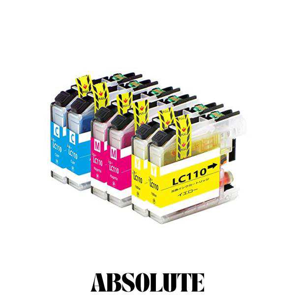 brother インクカートリッジ ブラザー LC110互換プリンターインクLC110-4PK 6本セット LC110C LC110M ...