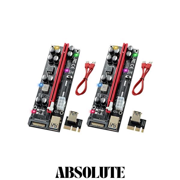 PCI RISERS USB 3.0 PCI-E Express PCI-E 1xから16x Riser Extender Card for ...