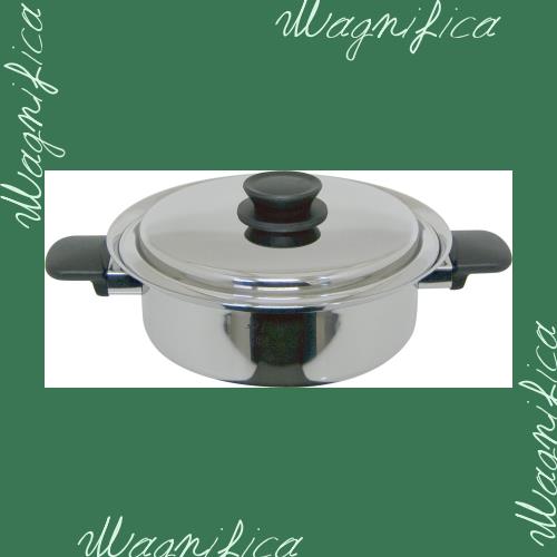 ウルシヤマ金属工業 両手鍋 深型 23cm IH対応 ステンレス製 日本製 スピーネ SPN-23Wの通販はau PAY マーケット - Magnal | au PAY マーケット－通販サイト