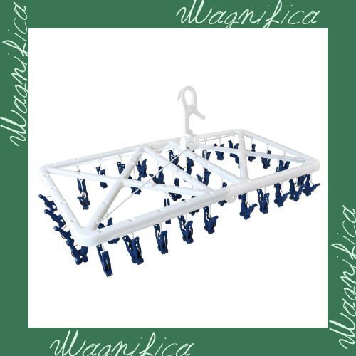 トレードワン ピンチハンガー 洗濯 物干しハンガー ローラーピンチ42個付き 簡単 時短 約W77×D38×H34cm 取り込みは引っ張るだけの1アクの通販はau PAY マーケット ...