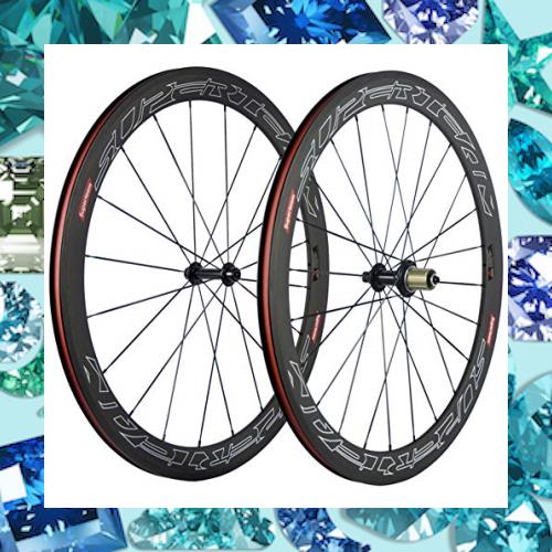 ウィンドブレーバイク 日立(HITACHI) スーパー チーム 50mm クリンチャ ーホイールセット700c 23mm ロードバイク カーボン ホイール (ホ