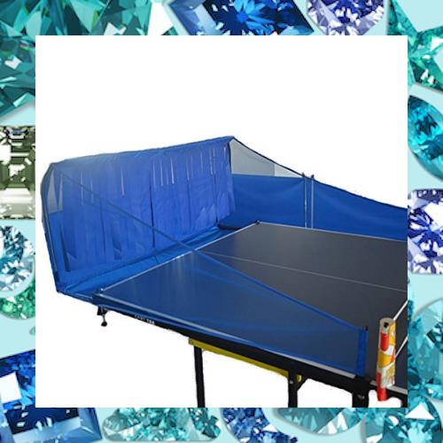 Voodans 卓球台拾球ネット 練習用 集球ネット 卓球台取り付けネット 組み立てなし 二重オックスフォード リバウンド防止