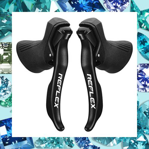 SENSAH STIレバー 自転車左右変速機・シフター ？ シフトレバー2X7s/2X8S/2X10 / 2X9S/2X11s付属/シフト (2*8速)