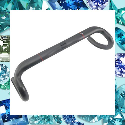 RXL SL ロードバイク ハンドル カーボン (リーチが短いので握りやすい) 赤線 UDつや消し31.8*400mm