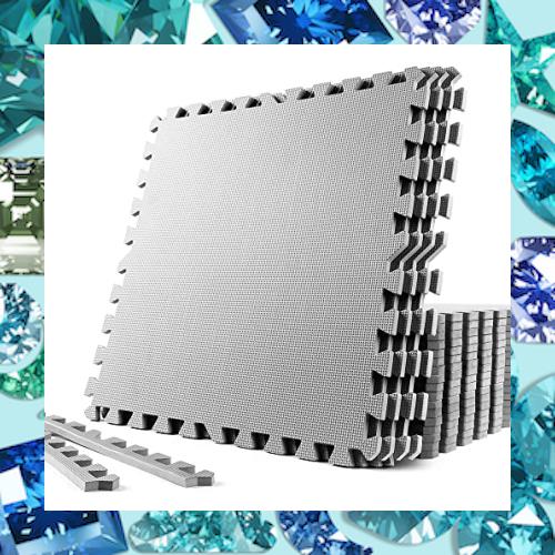 SOLPEX トレーニング ジョイントマット エクササイズマット 防音 衝撃吸収マット ホームジム 大判 ジムマット 60cm×60cm×1.2cm 6/24枚