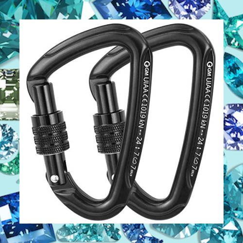 GM CLIMBING CE UIAA認証 24kN ロッキングカラビナ 7075アルミニウム合金素材 53g 超軽量 小型 コンパクトサイズ 登山カラビナ クライミの通販はau PAY ...