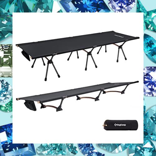 KingCamp キャンプコット 折りたたみ アウトドアベッド 航空アルミ