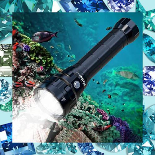 Wurkkos ダイビングライト DL70 LED 懐中電灯 防水 13000LM ダイビング 懐中電灯 XHP50.2 LED×4採用 水中ライト 水中100Mまで使用可能