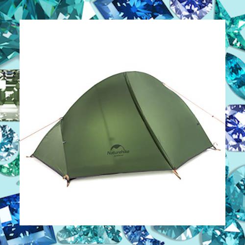Naturehike公式ショップ テント 1人用 ソロテント 軽量 コンパクト 前室付き キャンプ 自立式 耐水圧4000？ 2重層 登山 テント サイクリ
