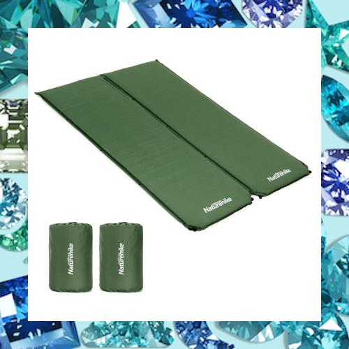Naturehike エアーマット 自動膨張 キャンプ用 キャンピングマット 無限連結可能 耐水加工 厚手5cm 超軽量 アウトドア 車中泊マット テン