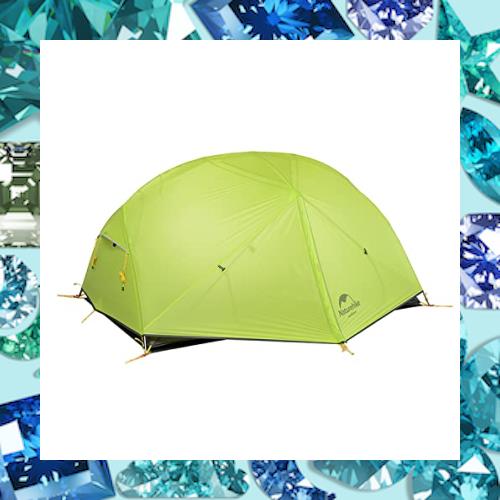 Naturehike公式ショップ 2人用 テント Mongar テント 軽量 アウトドア 専用グランドシート付 設営簡単 二重層 耐水圧PU4000mm 4シーズン