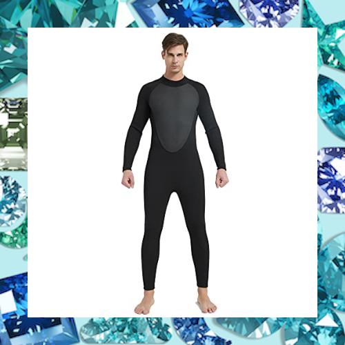MORGEN SKY ウェットスーツ メンズ 2mm/3mm ワンピース ネオプレン素材 胸スキン ダイビング サーフィン 素潜り フィッシング バックジッ