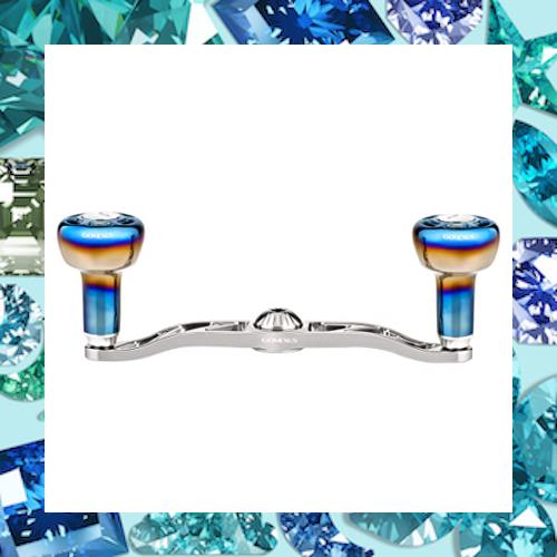 ゴメクサス BDH リールハンドル 120mm ベイトリールハンドル ダイワ シマノ 両軸リールハンドル交換 アルミ合金 超強度 ダブルハンドル