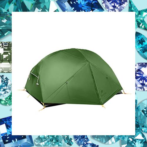 Naturehike公式ショップ 2人用 テント Mongar テント 軽量 アウトドア 専用グランドシート付 設営簡単 二重層 耐水圧PU4000mm 4シーズン