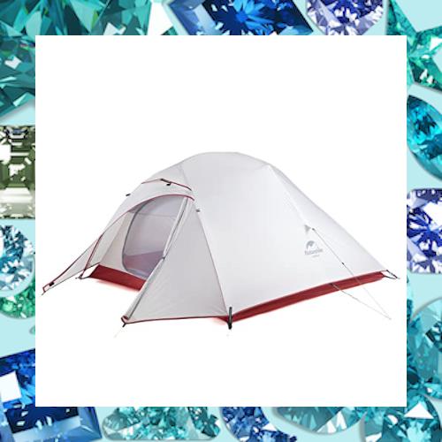 Naturehike公式ショップ テント 3人用 Cloudup３ 超軽量 ダブルウォール 防風防水 通気性 4シーズン アウトドア 持ち運びやすい キャンピ