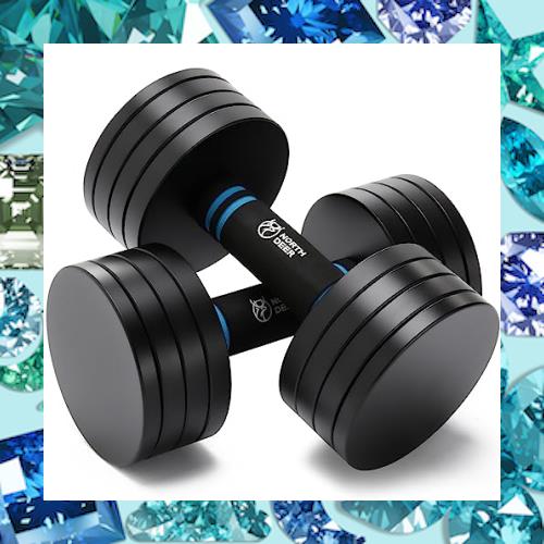 【公式】Northdeer ダンベル 可変式 小型 スチール製 2.5kg 3kg 5kg 5.5kg 7.5kg 8kg 10kg クロームメッキ 家庭用 (サンドブラスト版-ブ