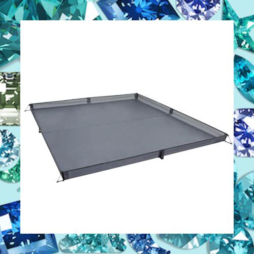 Farfly リビングシート 立ち上がり テントシート お座敷スタイル リビングフロアシート 耐水圧3000mm 防水 グランドシート 収納袋付き300