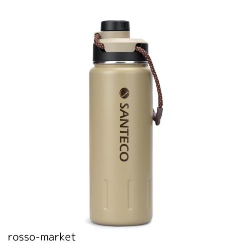 SANTECO 水筒 KTWOシリーズ 710ml スポーツボトル 保温 保冷 真空断熱 魔法瓶 ステンレスボトル ストラップ付き 直飲み 漏れ防止 持ち運の通販はau PAY マーケット ...