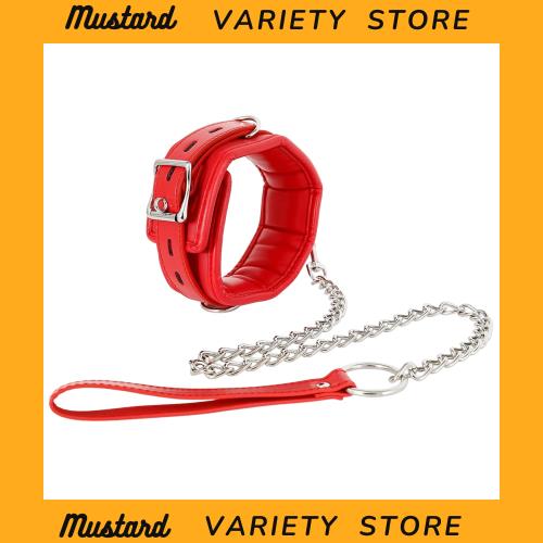 sm 首輪 首輪 人間用 PU SMグッズ 奴隷 首輪 sm リード付き 拘束具 調教 コスプレ 拘束 調整可能 男女兼用 ハロウィン クリスマス (赤)の通販はau PAY マーケット ...