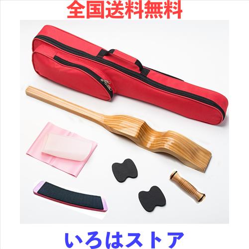 Voodans バレエ 甲出し ストレッチバンド マッサージ棒 ピルエットボード 収納バッグ 8点セット