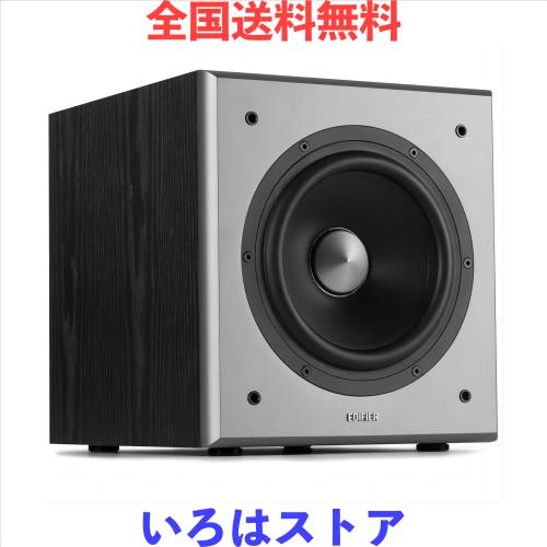 Edifier T5 70W サブウーファー【8インチ 2025年新アップグレード】38Hz-160Hz｜0°/180° 位相制御｜3.5mm AUX/RCA接続（ケーブル同梱）