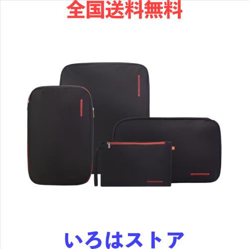 Bee Nesting旅行用圧縮袋 衣類圧縮バッグ 圧縮袋 旅行 便利グッズ圧縮ポーチ 両面収納トラベルポーチ 防水 大容量 旅行 出張(4個セット/