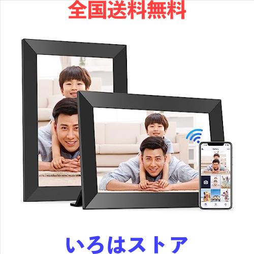 FANGOR デジタルフォトフレーム Wi-Fi 2セット 10.1インチ タッチパネル 16GB内蔵 1280*800 写真/動画/天気予報 初心者/高齢者向け 壁掛