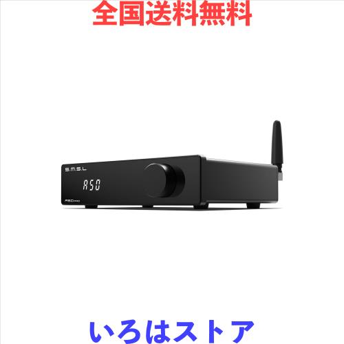 S.M.S.L A50PRO アンプ Bluetooth 小型 パワーアンプ アンプIC「MA12070P」x2搭載 / HDMI(ARC)対応/EQ・高低音調節可能/リモコン操作 / 2