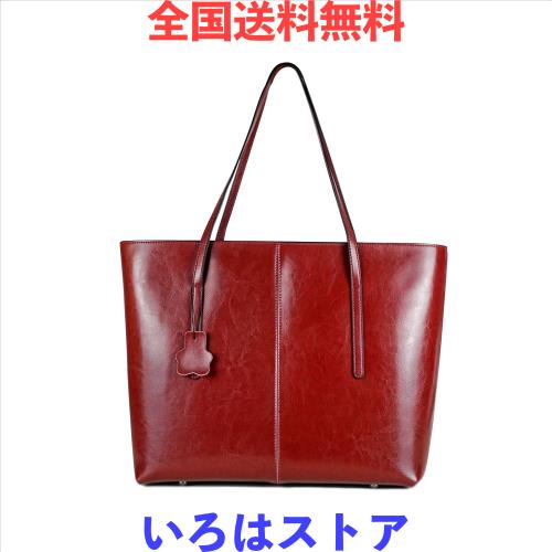 Kyoei-Tech トートバッグ レディース 本革トートバッグ レザー ハンドバッグ ビジネスバッグ 肩掛け シンプル A4 軽量 770g 大容量 台形