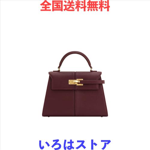 [JW PEI] Elise ラージトッレディースプハンドルバッグ - クラレット