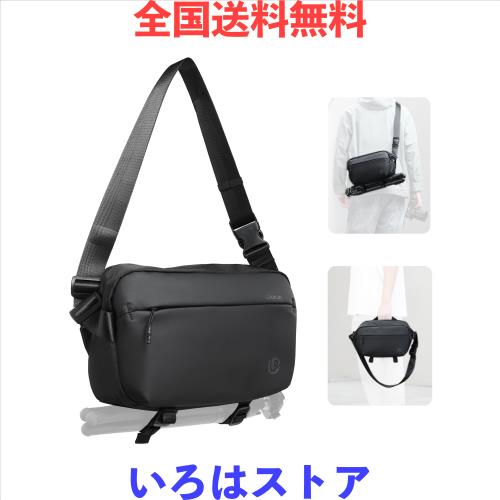 Ulanzi カメラバッグ ショルダーバッグ 撥水加工 ガジェットポーチ 斜め掛け デジタル収納袋 仕切り調整 PC周辺小物用 モバイル収納ケー