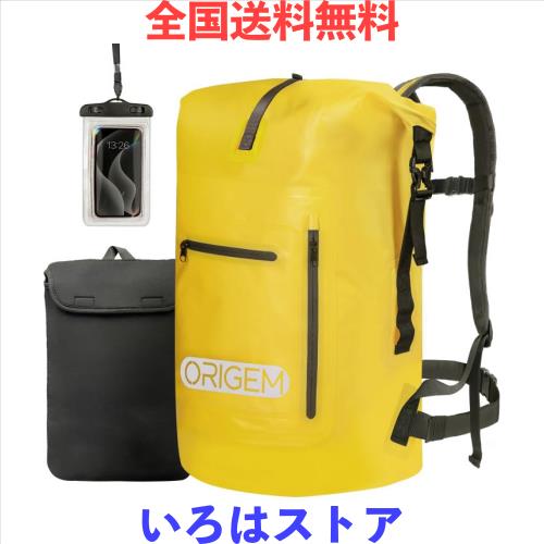 [Origem] ドライバッグ 防水バッグ 35L/55L/85L 大容量 完全防水 リュック 新型素材 折りたたみ式 防水 防塵 3色 登山 旅行 ハイキング