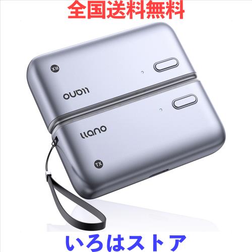 「2025年新登場 世界最小クラス」llano ワイヤレスhdmi 無線 送受信機セット 最大50m無線伝送 日本技適認証取得 1080P/2.4G/5G超低遅延