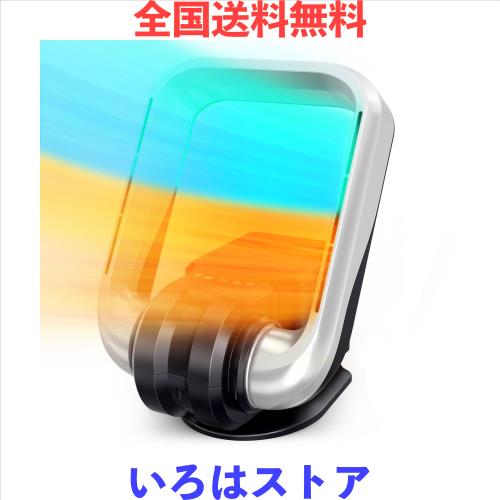 セラミックヒーター 【2025冬新型！冷暖兼用・360°温風・羽根なし】 ヒーター 壁掛け 2秒速暖 3段階温風＆5段階送風 首振り/上下180°調